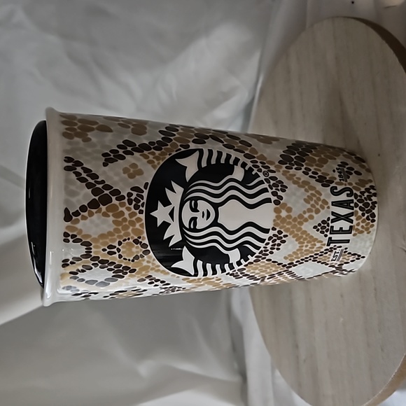 Starbucks | Kitchen | Starbucks Texas Snake Skin 25 Ceramic Coffee Mug ...